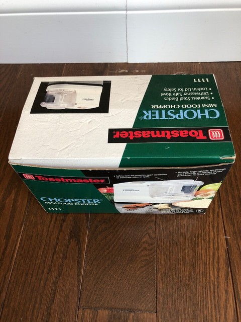 Toastmaster Chopster Mini Food Processor Model 1111 Electric for sale ...