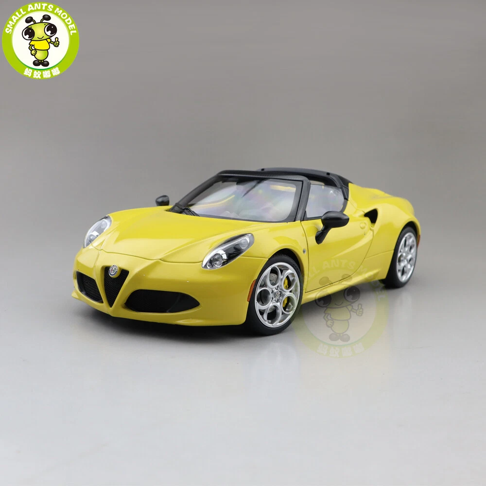Alfa Romeo 4c Spider Yellow
