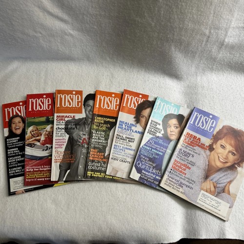 ROSIE Lot of 7 MAGAZINES 2002 Reba Martha Stewart More | eBay