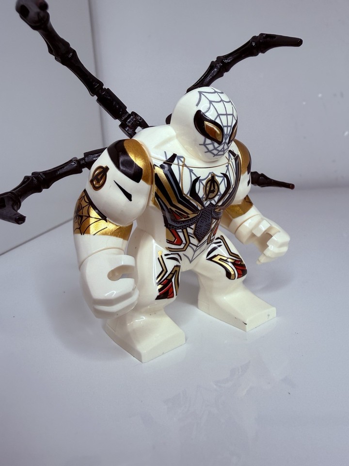Lego Big Fig Spider-man White Avengers Quantum Suit (Very Rare) | eBay