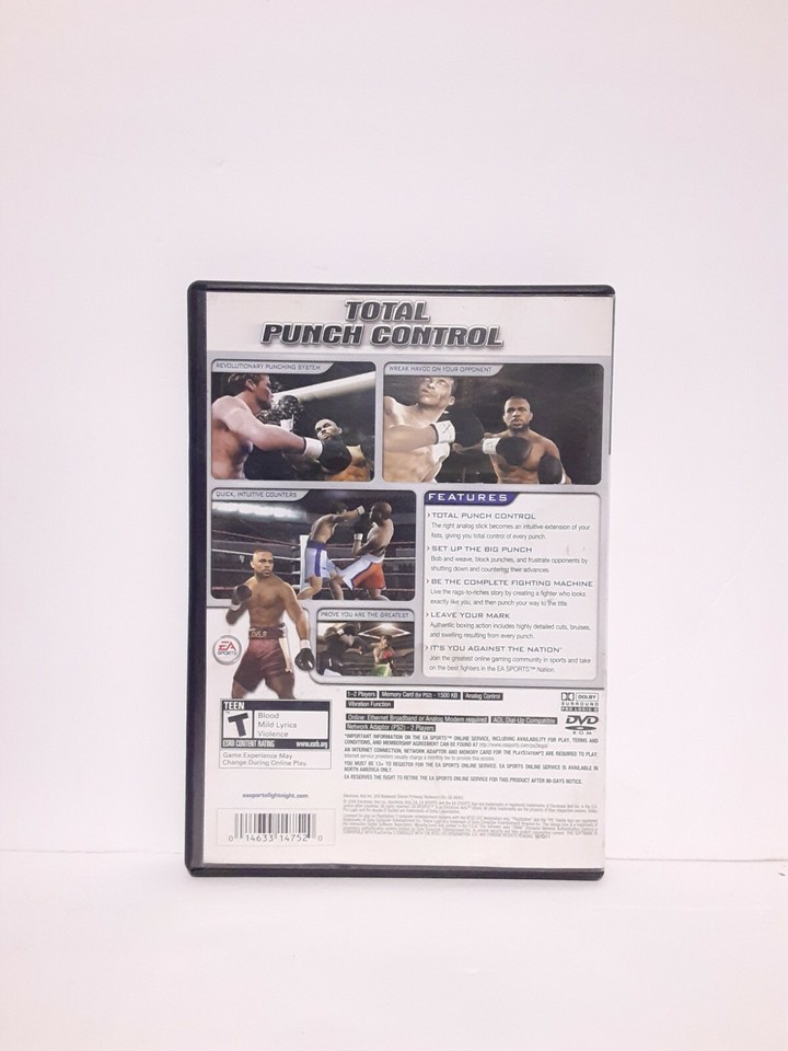 Fight Night 2004 - Playstation 2 PS2 Game - Complete Clean copy Free ...