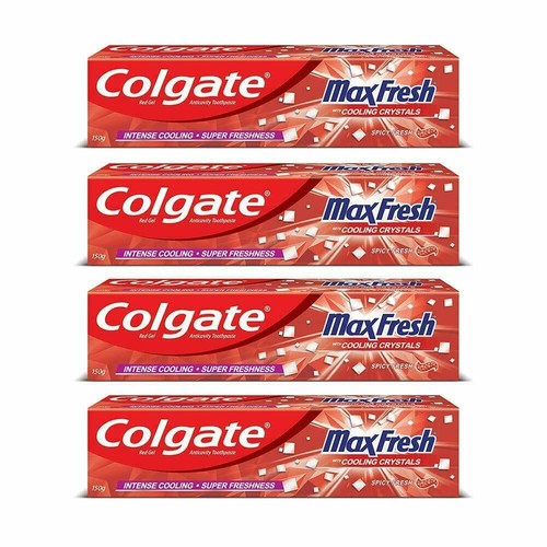 (Pack of 4 ) Colgate Maxfresh Spicy Fresh Red Gel Toothpaste 150 gm | eBay