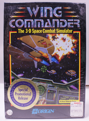 BRAND NEW SEALED Wing Commander: 3D Space Combat Origin 1990 Big Box ...