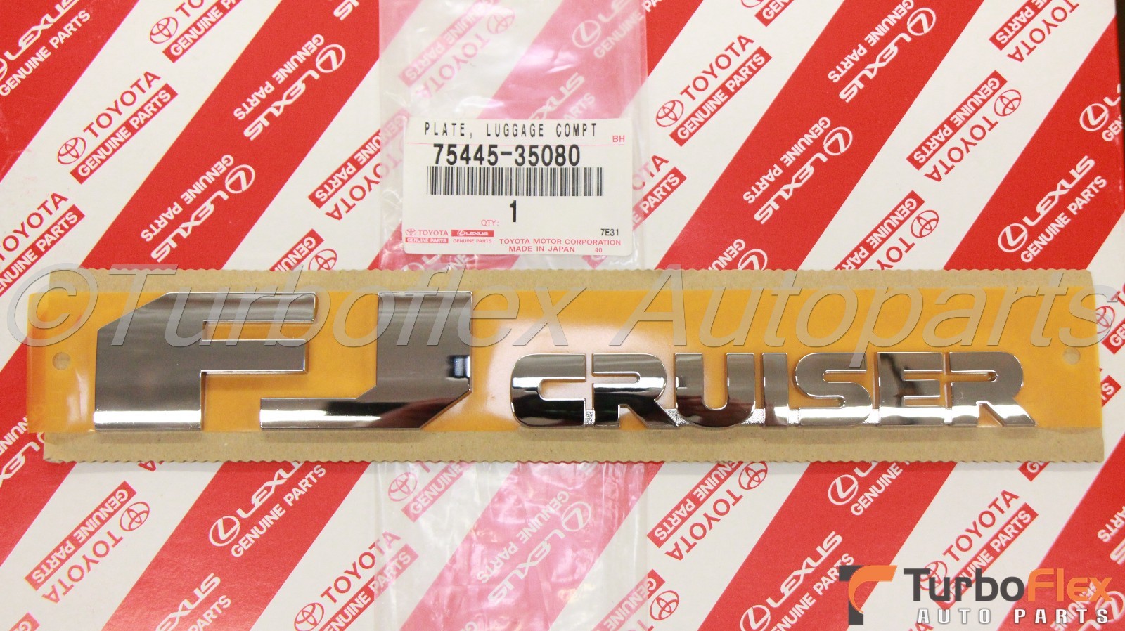 Toyota FJ Cruiser 2007-2014 Genuine OEM FJ Cruiser Emblem 75445-35080 ...