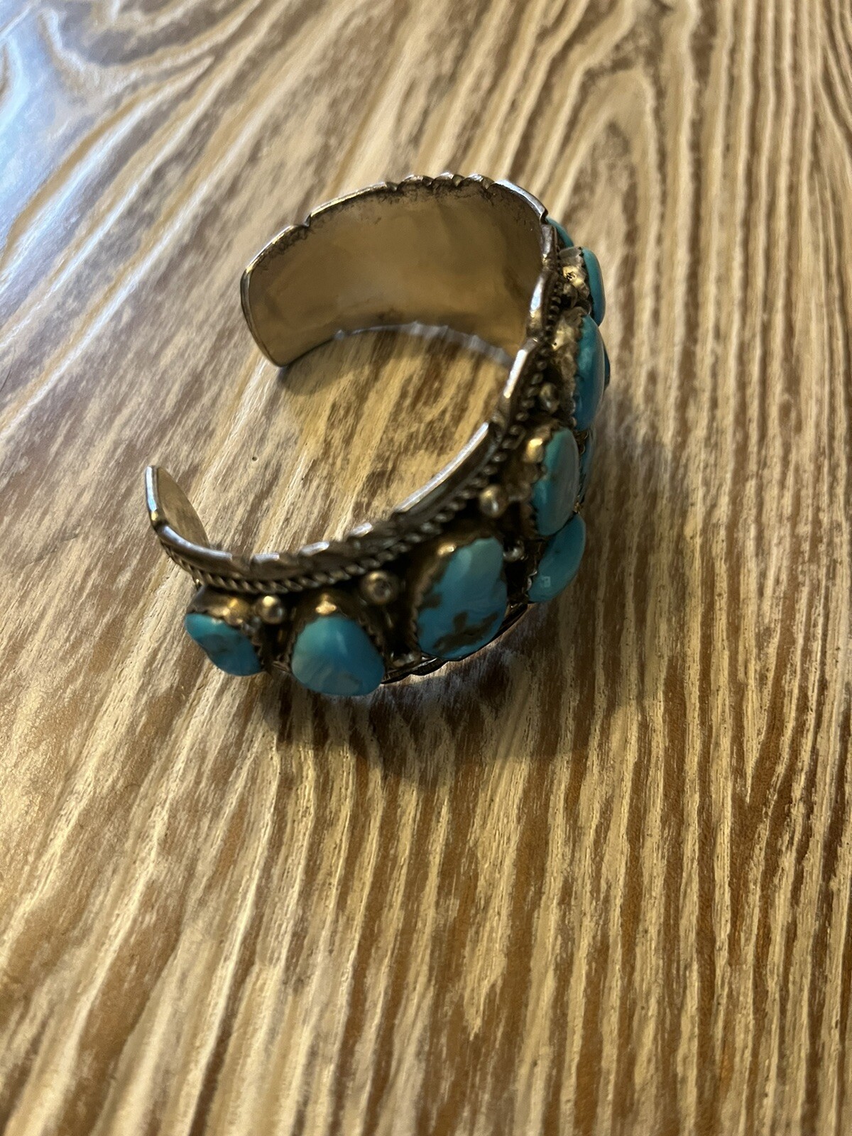 Vintage Native American Navajo Sterling Silver Turqu… - Gem