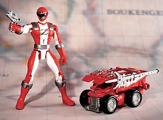 Gogo Sentai Boukenger Go Go Dump & Boukenger Red set (japan import) | eBay