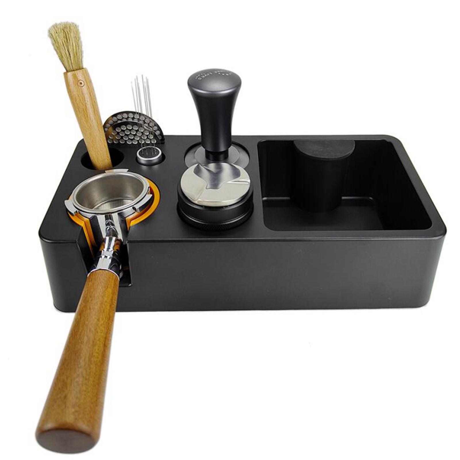 Espresso Knock Box Tamper Tamper Station für Bar Coffee Barista Zubehör ...