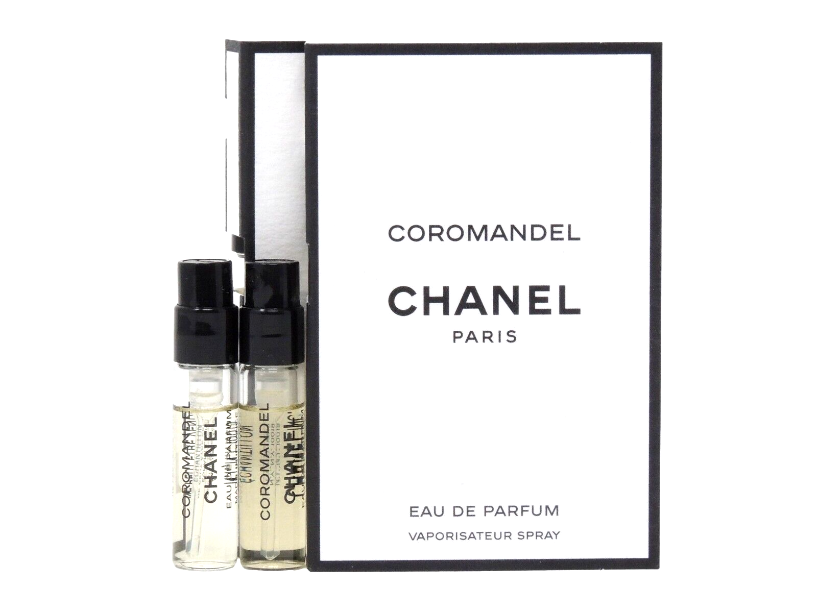 CHANEL COROMANDEL EDP 1.5ml .05fl oz x 2 PERFUME COLOGNE SPRAY SAMPLE ...