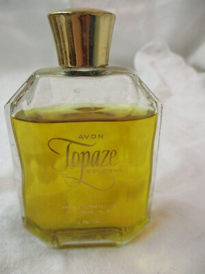 Vintage Avon Topaz Cologne Splash 2 oz 90% Full | eBay