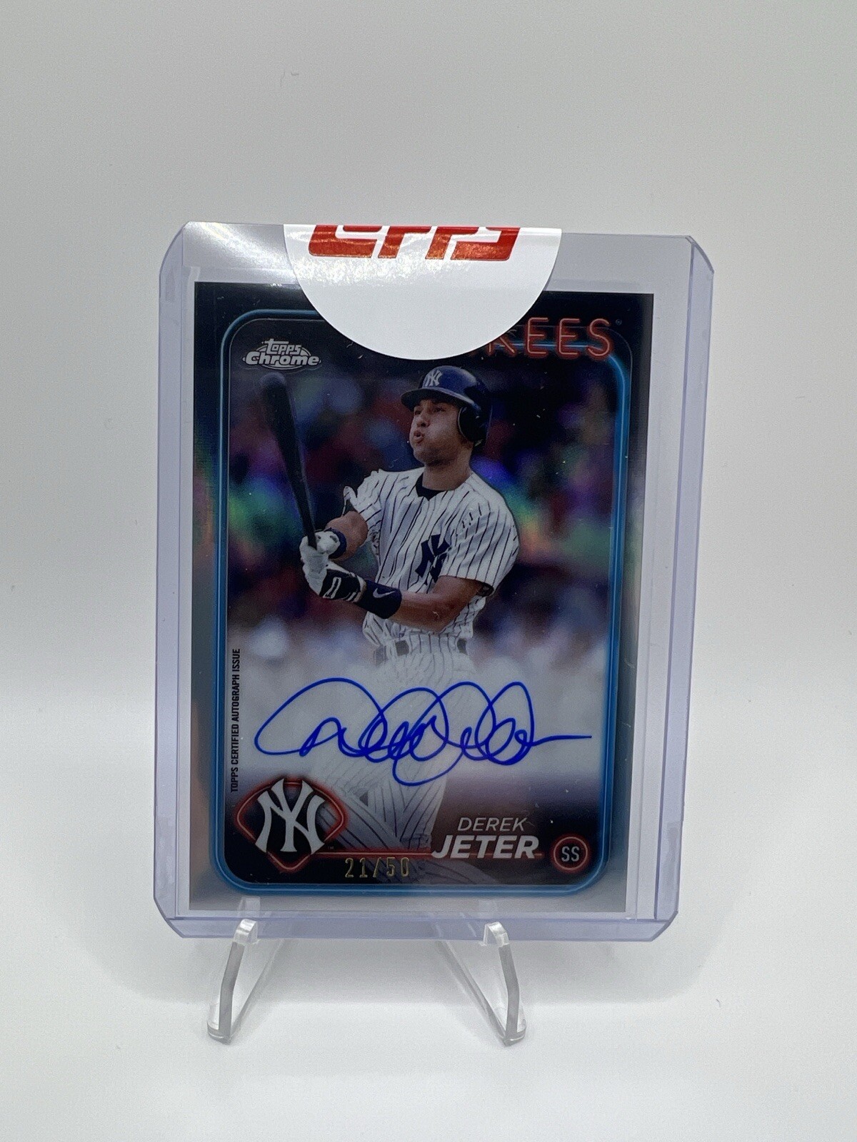 2024 Derek Jeter New York Yankees Chrome Legend Autograph #/50 | eBay