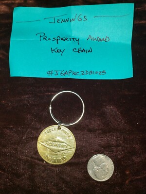 JENNINGS GOLD AWARD TOKEN KEY CHAIN TOKEN #JGAPKCZDB1025 | eBay