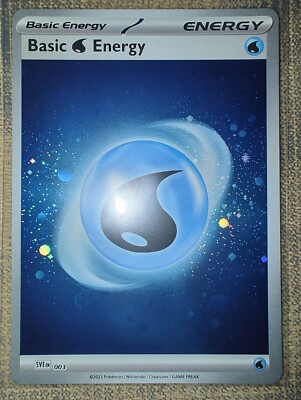 Pokemon TCG 151 003 Basic Water Energy Holo Scarlet & Violet english | eBay