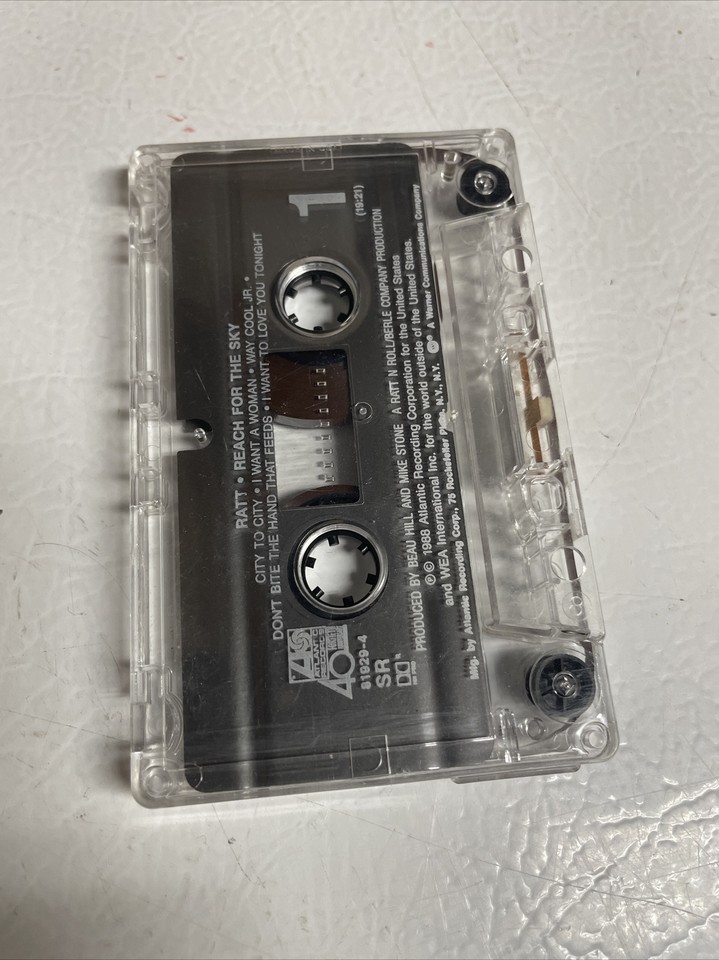 VERY GOOD RATT: Reach for the Sky Cassette Tape Oct-1988, Atlantic ...