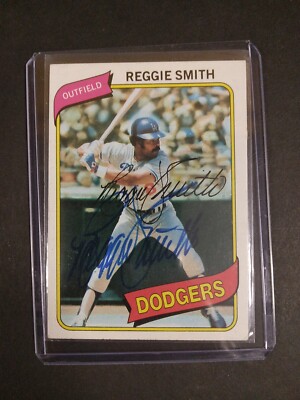 Reggie Smith Signed Trading Card JSA Certified Autograph -1 # | eBay