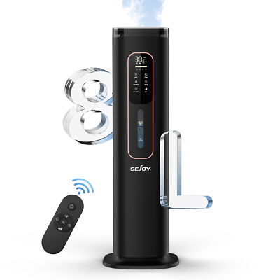 SEJOY Ultrasonic Humidifier Large Room 8L Cool Mist Essential Oil ...