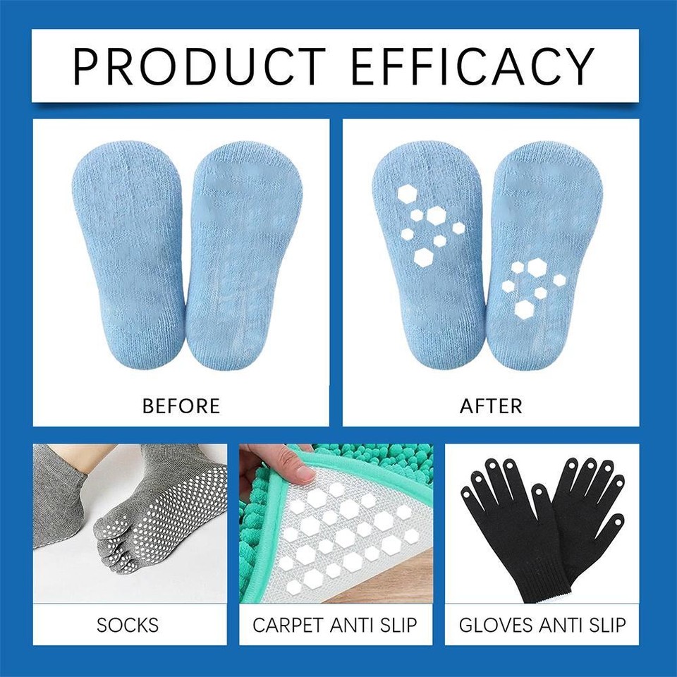 NonSlip Adhesive for Socks, Fabric Paint, Sock Stopper for Wool Socks ...