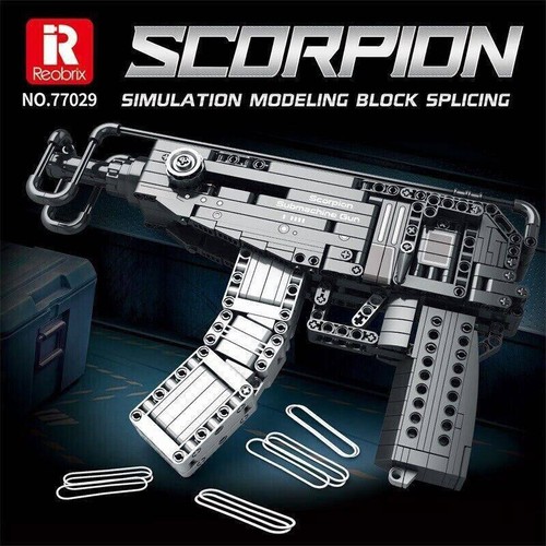 Scorpion Pistol Building Blocks DIY Model MOC Bricks Toys Kids Gift ...