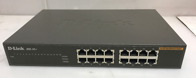 D-Link DSS-16+ Ver. G1 Unmanaged 10/100 Fast Ethernet Network Switch ...