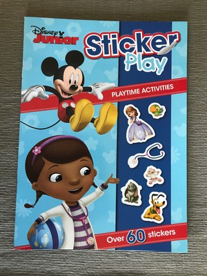 Brand New Disney Junior Characters Soft Cover Kids Sticker Play ...