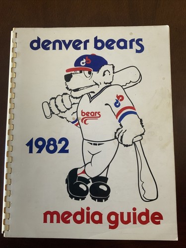 Denver Bears 1982 Media Guide | eBay