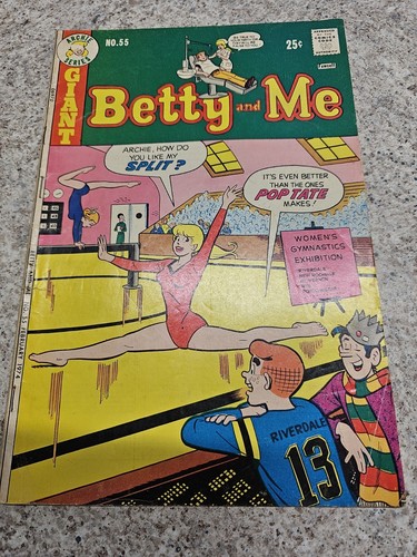 Betty And Me Innuendo Cover Comic Book Issue #55 1974 Archie Series ...