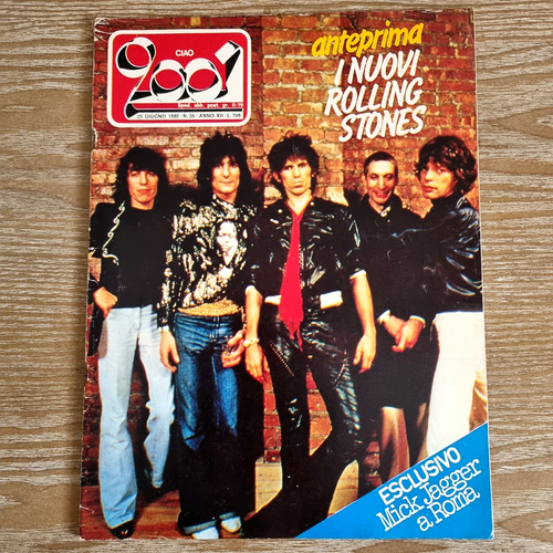 ciao 2001 1980 # 26 ROLLING STONES JAGGER BOB MARLEY REED BENNATO BERTé ...