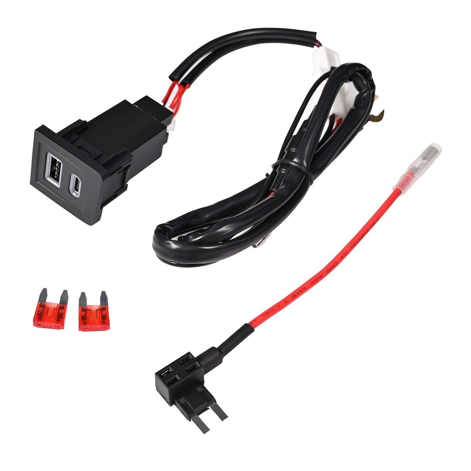 Für VW Multivan T5 2003-2015 Auto Dual USB PD + QC3.0 Ladegerät Buchse ...