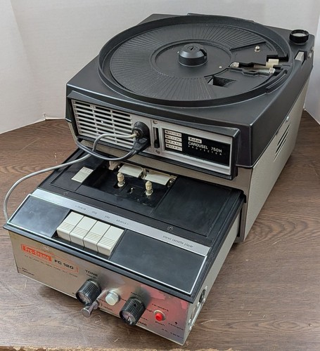 Kodak 750H Carousel Slide Projector w/Tray & Pro-Gramo FC120 Cassette ...