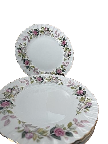Creative Fine China Regency Rose 2345 Japan Bread & Butter plates Lot ...