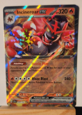 Incineroar ex 034/162 Double Rare SV Temporal Forces Pokemon English NM ...