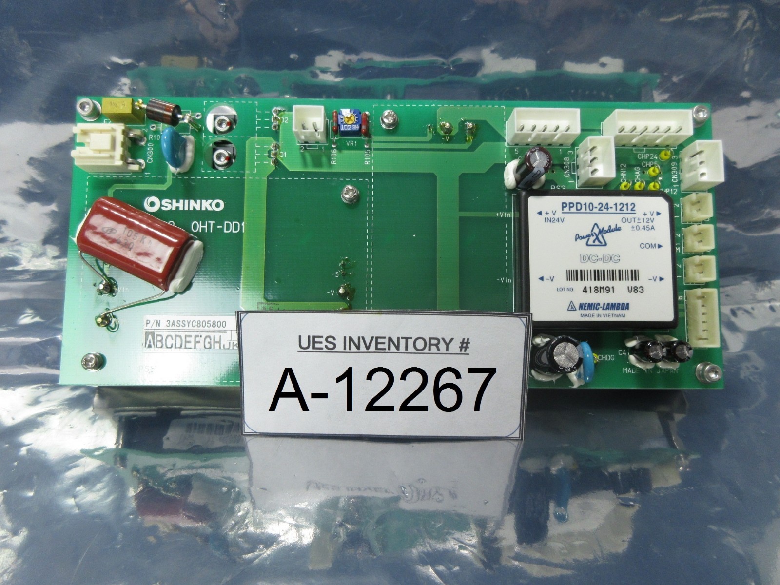 Shinko Electric 3ASSYC805800 DC/DC Converter PCB OHT-DD1 Asyst VHT5-1-1 ...