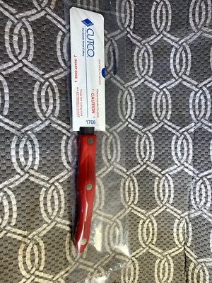 NEW Cutco 1768 Spatula Spreader Knife Serrated Edge Red Handle Brand | eBay
