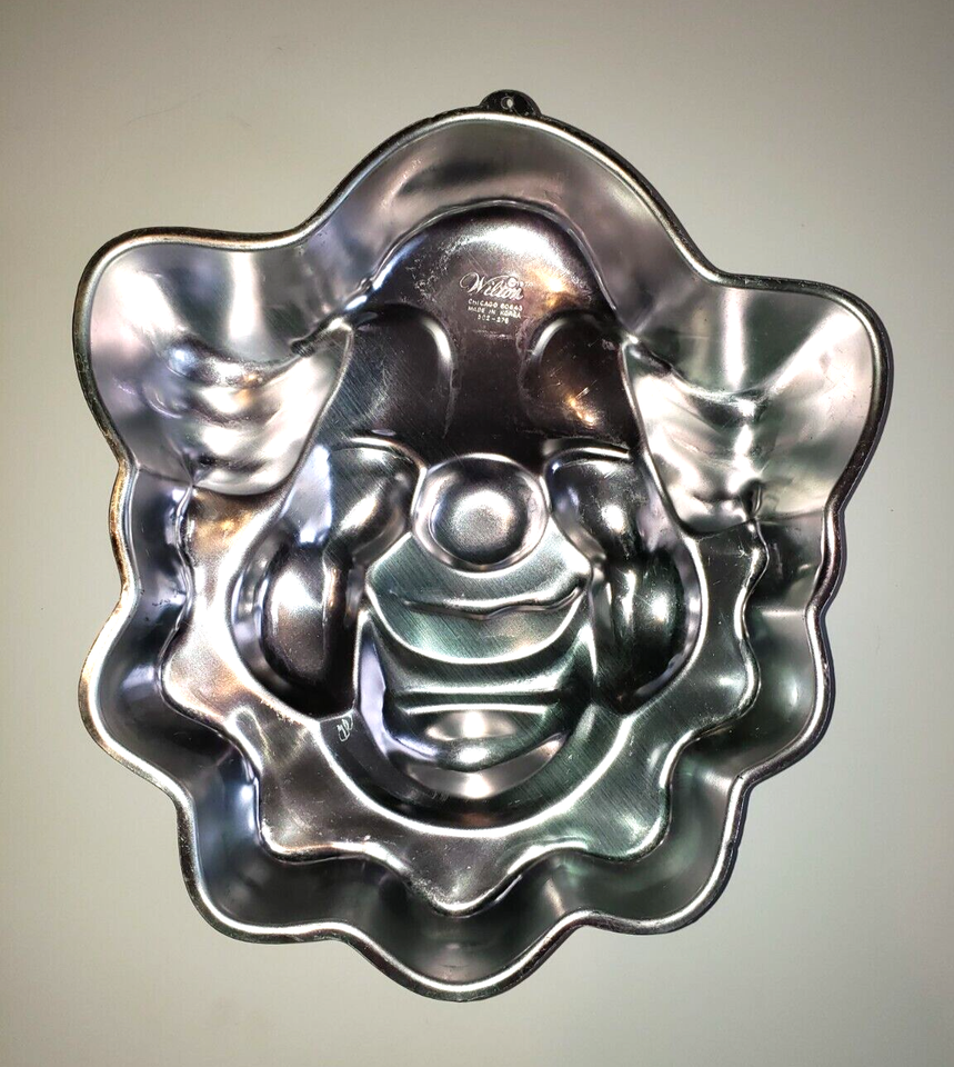 Vintage 1974 Wilton Funny Clown Smiling Circus Clown Face Bozo Cake Pan ...