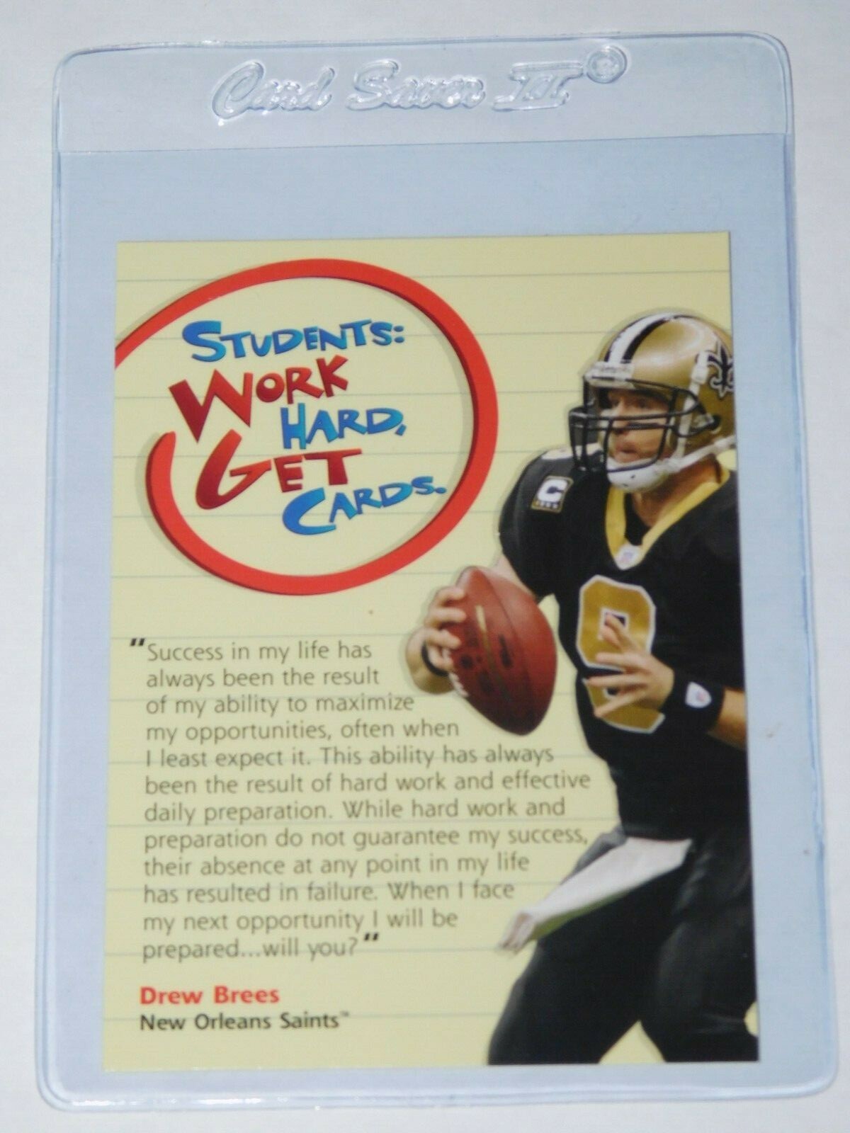 2008 TOPPS OF THE CLASS DREW BREES CARD (Near Mint) | eBay