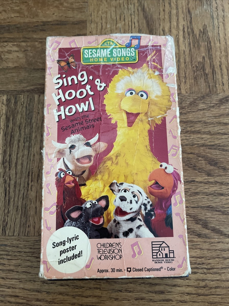 Sesame Street Sing Hoot And Howl Vhs Sesame Street Abc Vhs Etsy