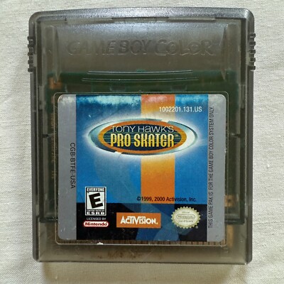 Gameboy Color Tony Hawk's Pro Skater Cartridge Only Tested Working VGC ...