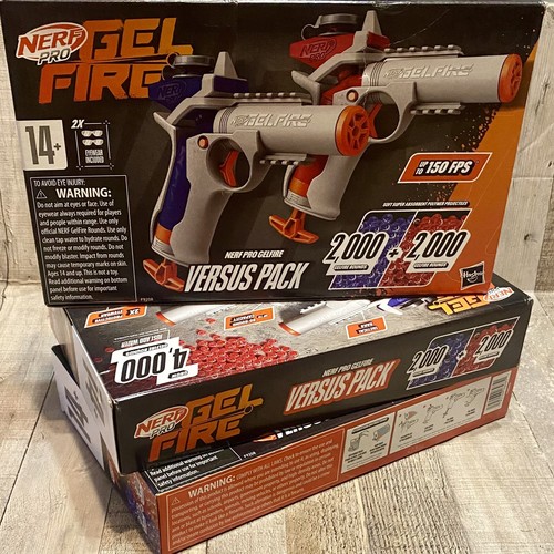 Nerf Pro Gelfire Versus 3 Pack Includes 6 Blasters 12,000 Total Gel ...