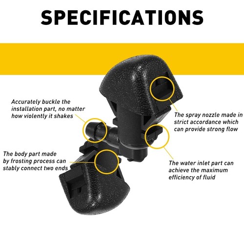 For 2011-2017 RAM 1500 2500 3500 Windshield Wiper Water Washer Spray ...