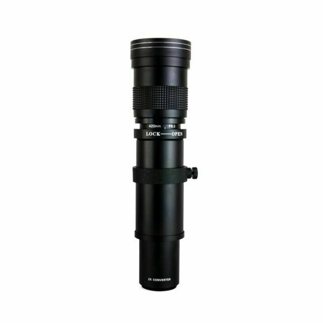 Opteka 420-1600mm f/8.3 HD Telephoto Zoom lens - OP1600N for sale ...