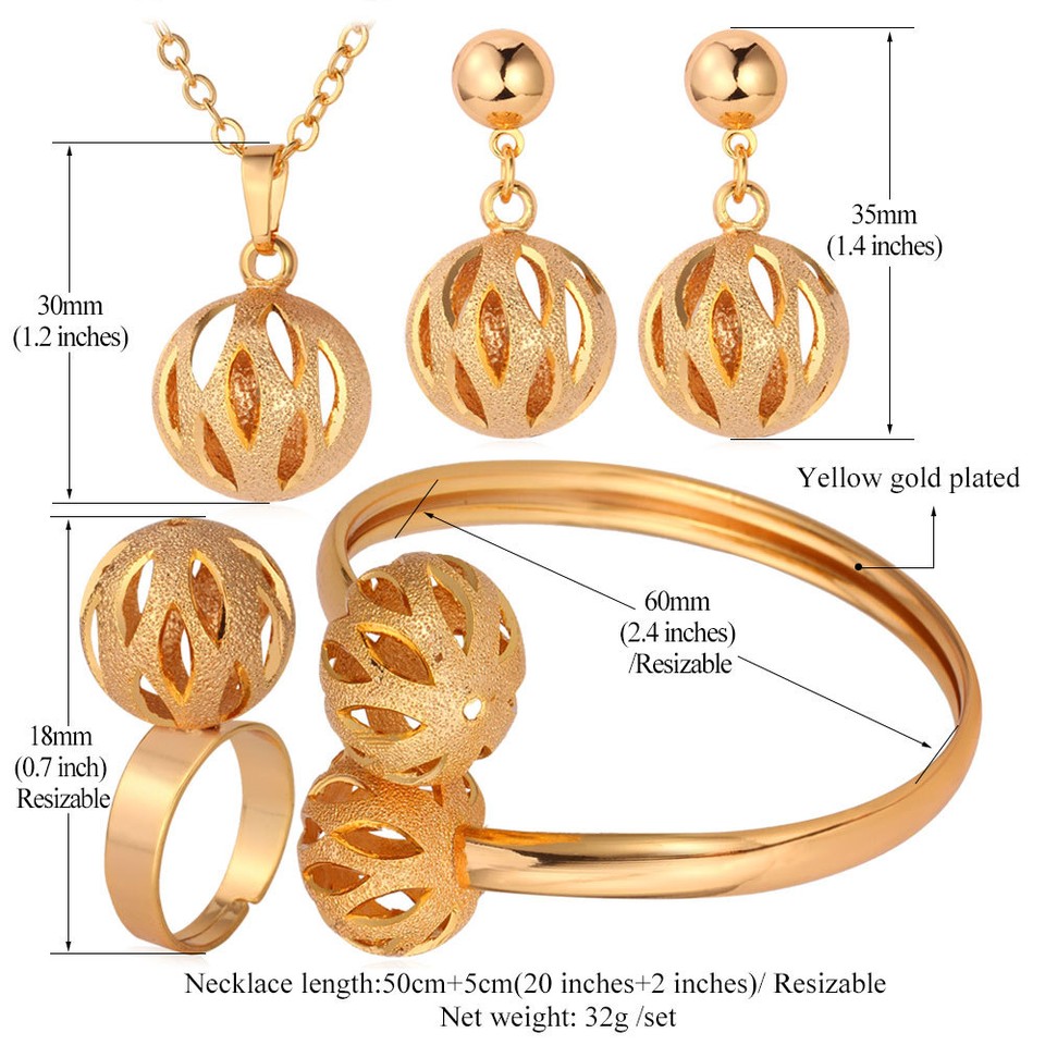 Gold/Silver Plated Balls With Diamond Cut Out Holes 4 pieces Jewelry ...