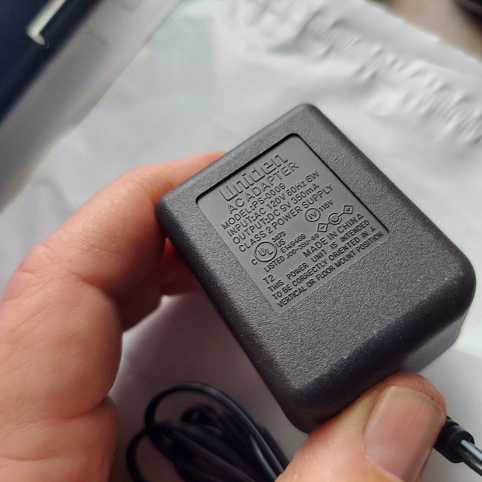 Uniden AC Adapter Power Supply 9v 350ma Model Ps-0009 for sale online ...