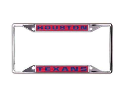 new NFL Houston Texans Team Chrome License Plate Frame - Officially ...