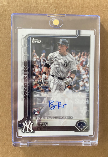 2025 Topps Series 1 - Flagship Real One Autographs Ben Rice #337 (AU ...