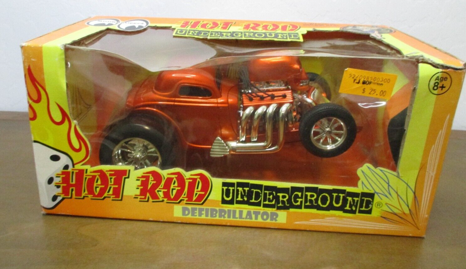 Hot Rod Underground Defibrillator! Gold 1/18 Die Cast W/ Box Jeff ...