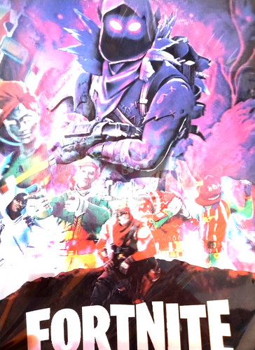 🔥 FortNite 3D/ holographic 15.5x12 Unframed Poster in plastic cover | eBay