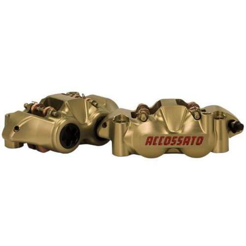 Accossato pair of radial brake calipers CNC monoblock 108mm pistons ...