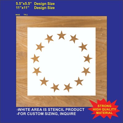 Betsy Ross Flag - Reusable, Flexible Plastic Stencil | eBay