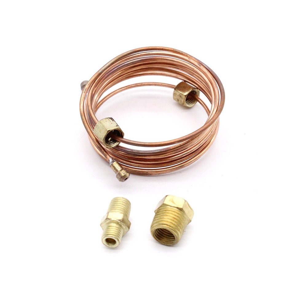 Stewart Warner OIL PRESSURE LINE GAUGE KIT COPPER 1/8" Diameter 6ft ...