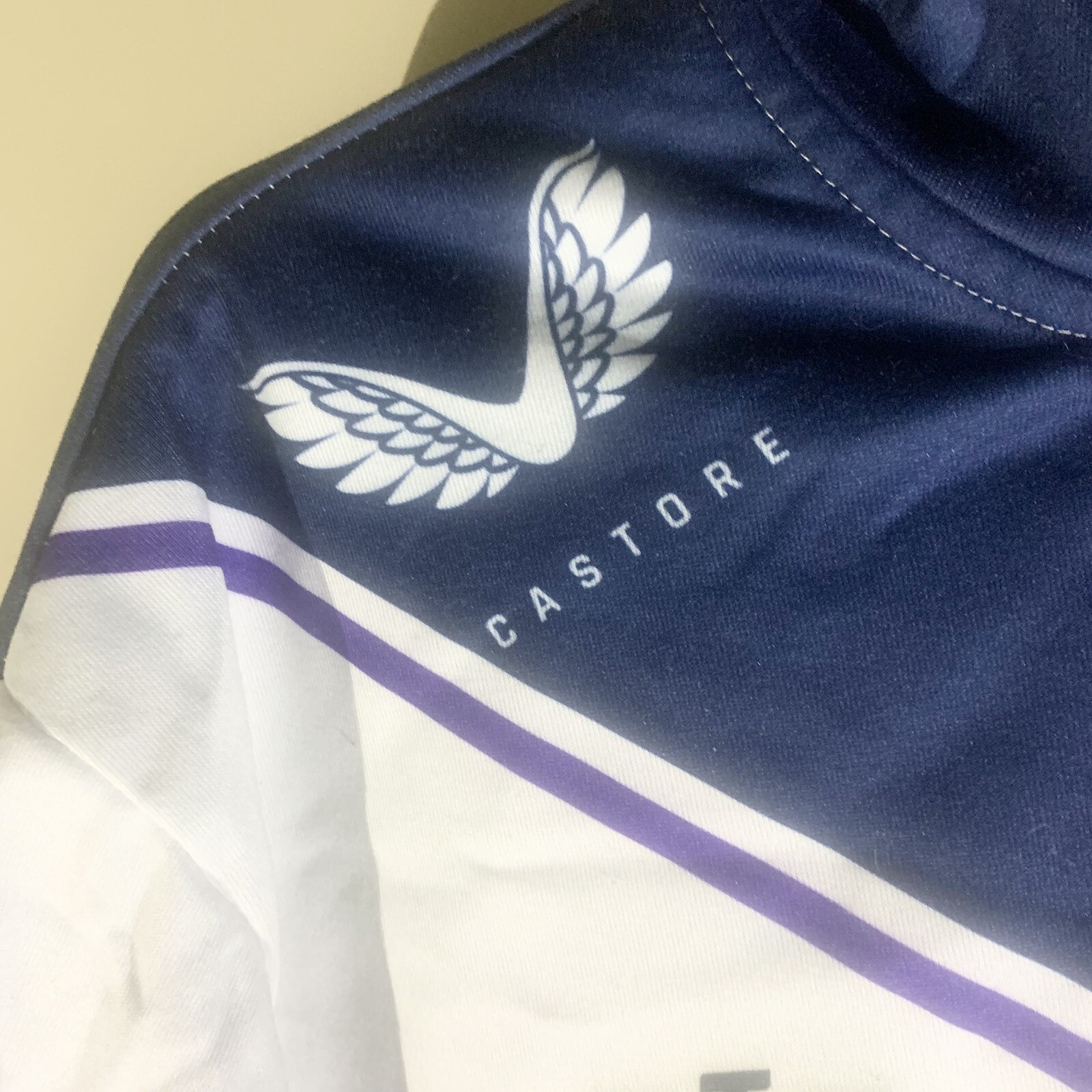 Melbourne Storm Away NRL HOODED SUPPORTER TRACK JACKET VTG UNISEX TAG ...