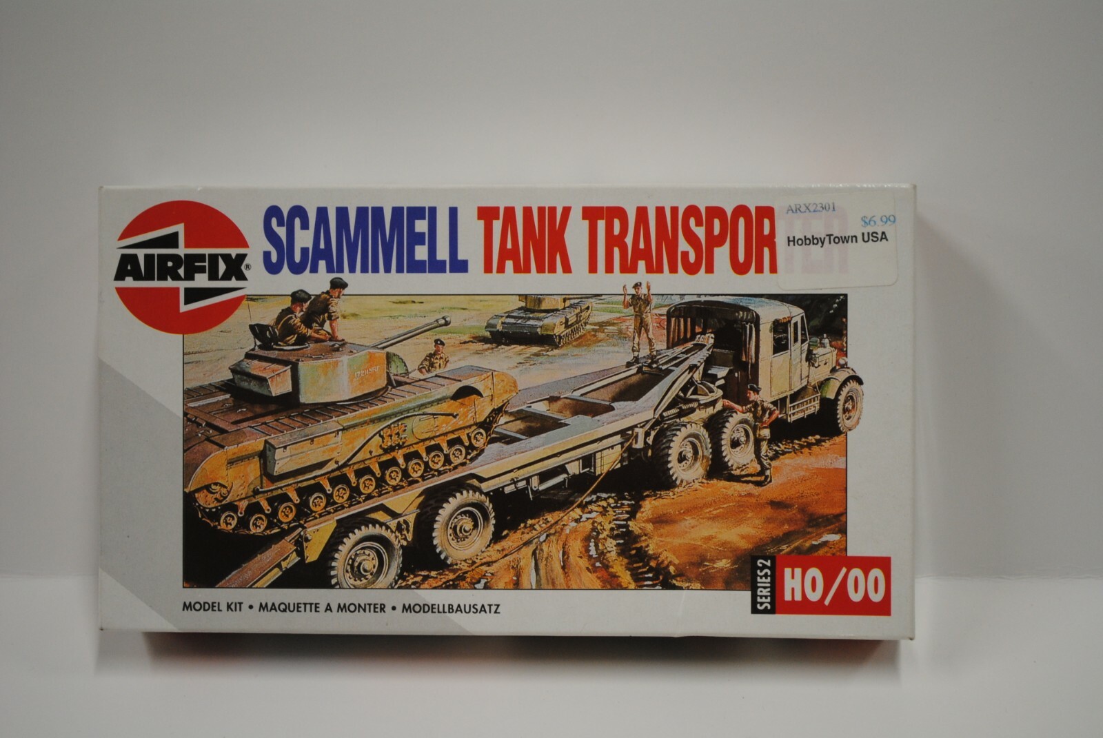 Airfix Vintage Classic Scammel 1:76 Scale Plastic Model Tank ...